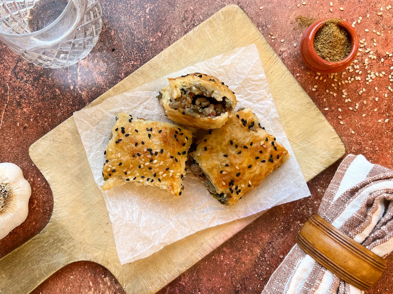 Borek au bœuf féta persil fait maison, découvrez les autres menus de la ...