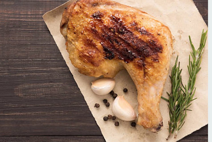 Rouleaux de printemps ~ Cuisse de poulet rôti & purée | Avekapeti