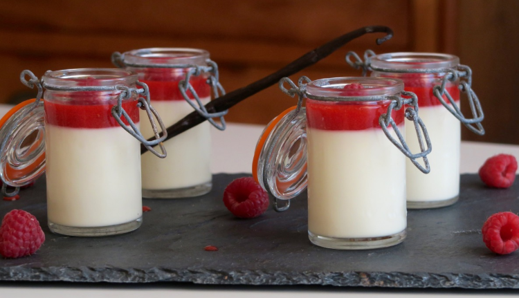 Crème de concombres ~ Penne aux légumes ~ Panna cotta | Avekapeti